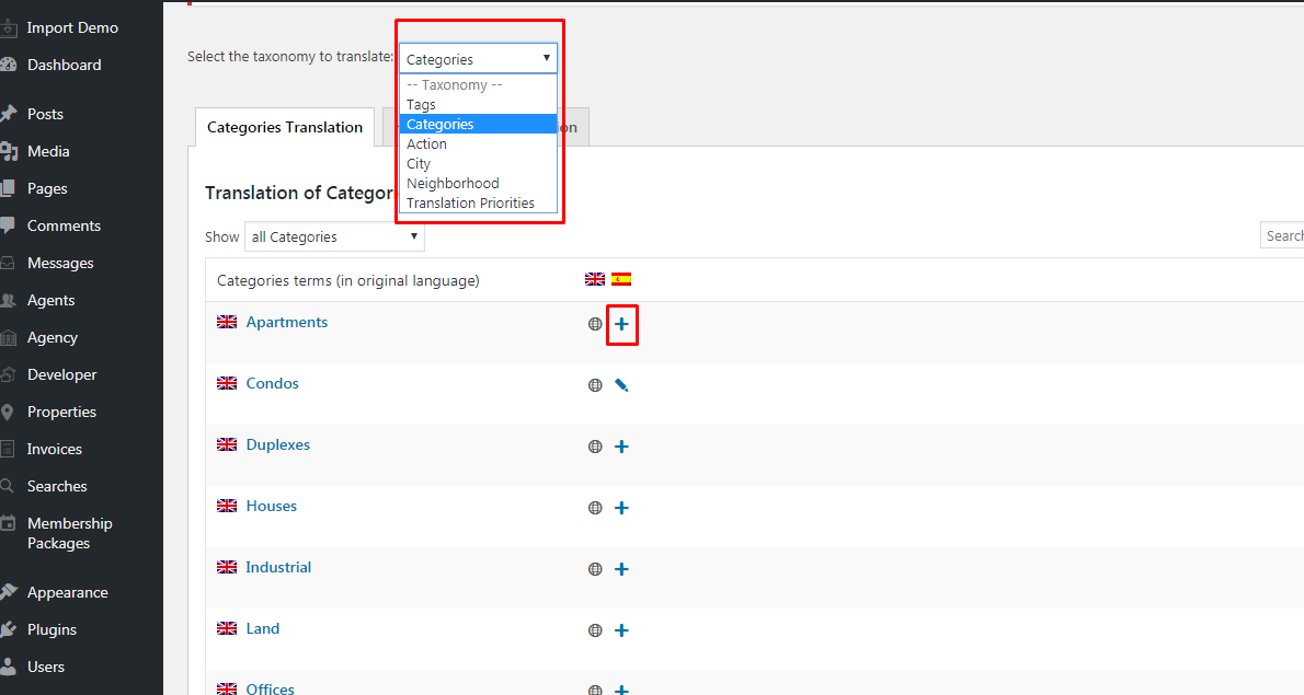Wpml Multilanguage Help Optional Wp Residence Help Wp Residence Help