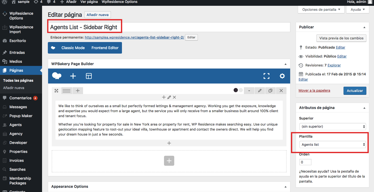 Agent List Page - WP Residence Help WP Residence Help