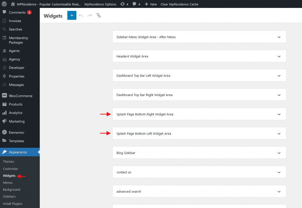 Theme Options - General - Splash Page - How it Works - WP Residence Help